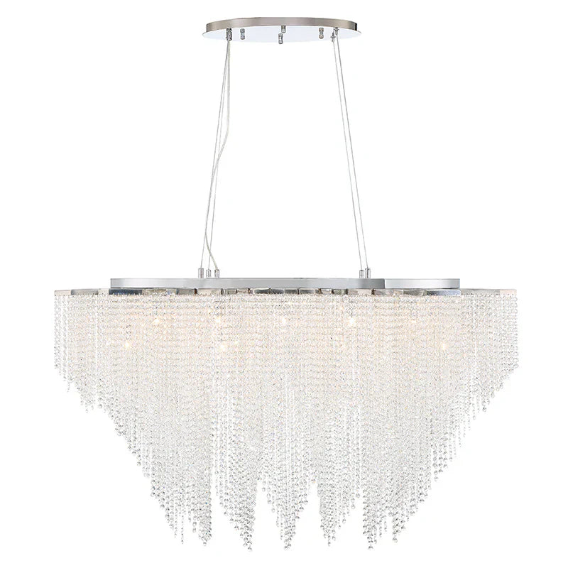 Cohen Crystal Oval Chandelier – Doublelighting
