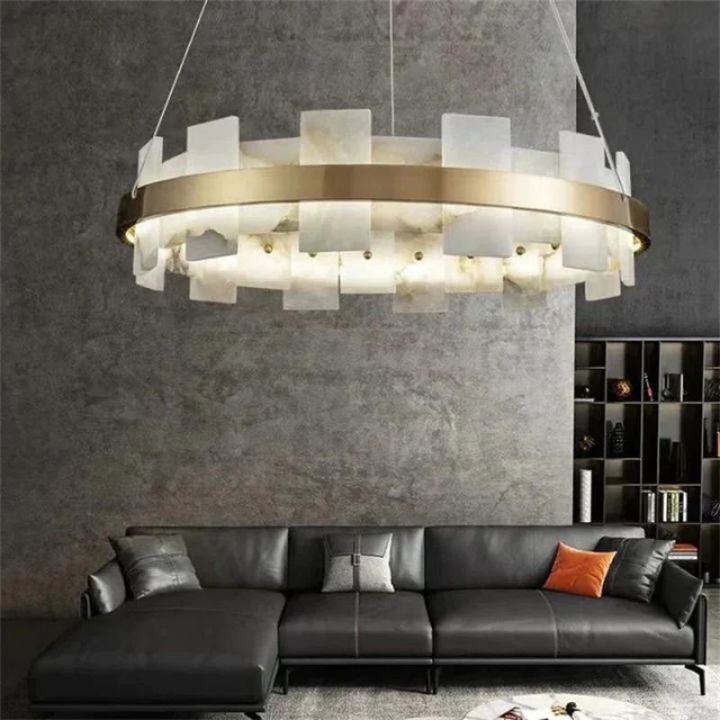 Alabaster Glo Modern Chandelier,Alabaster Lighting,Alabaster ...