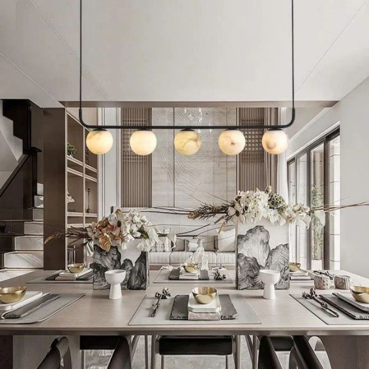 Alabaster Global Linear Chandelier,Alabaster Chandeliers – Doublelighting