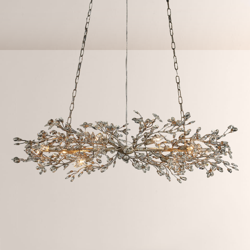 Fiore Linear Chandelier 43" 51" 68" - Doublelighting