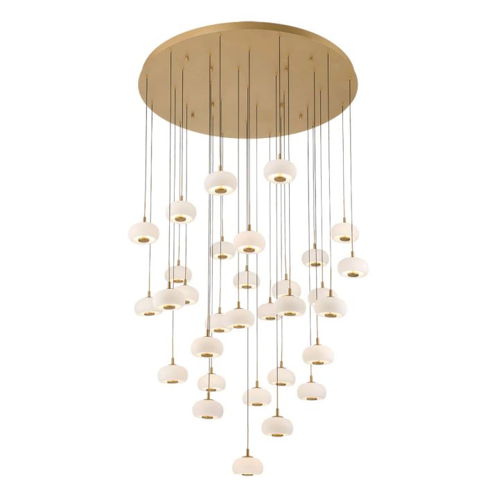 Lanterns 31 Light Round LED Chanderlier,Chandelier Creative ...